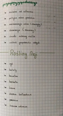 Rolnictwo w Azji: Notatka i Ciekawostki dla Klasy 8 (Geografia) jako ...