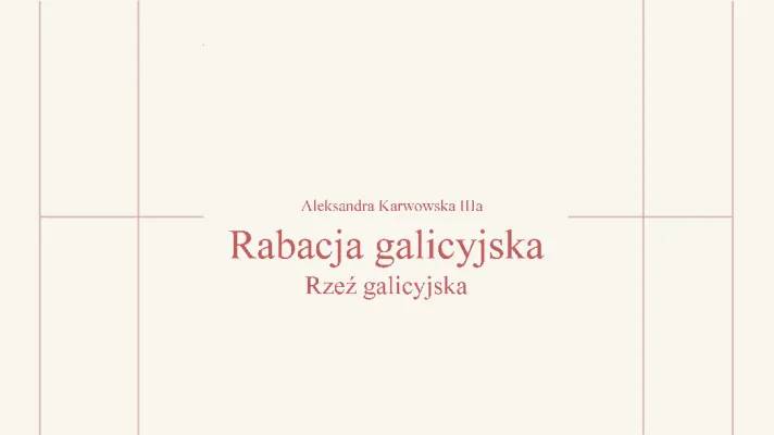 Proste wyjaśnienie: Rabacja Galicyjska: Przyczyny, Skutki i Jakub Szela ...