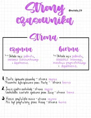 Proste wyjaśnienie: Strona czynna i bierna przykłady - Ćwiczenia dla ...