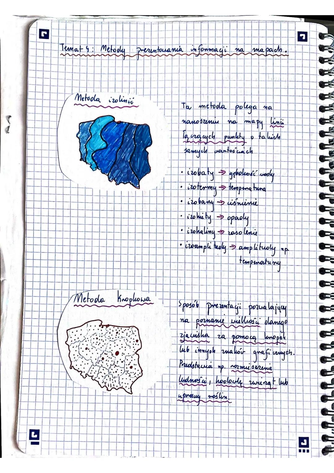 Notatki Geografia: Mapa jako obraz Ziemi - Darmowe PDF do matury ...