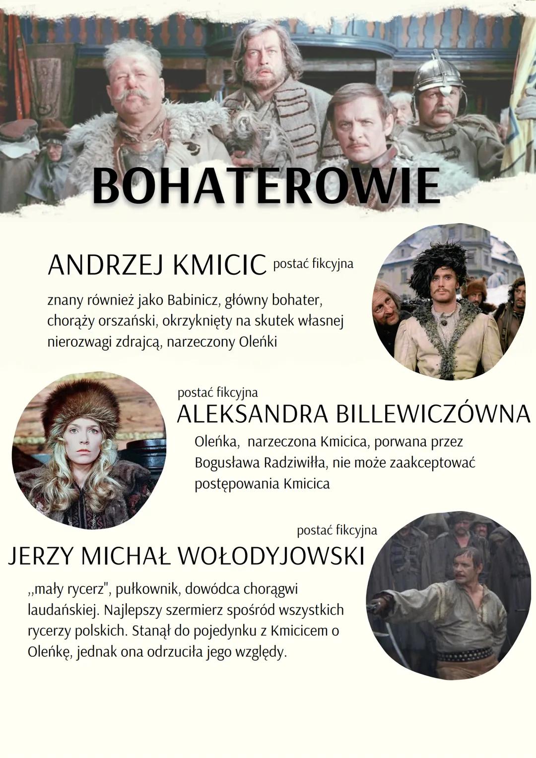 Potop - opracowanie pdf, streszczenie, bohaterowie, plan wydarzeń ...