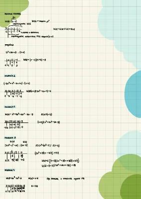 Schemat Hornera – Kalkulator, Przykłady i Zadania (Matematyka) jako PDF ...