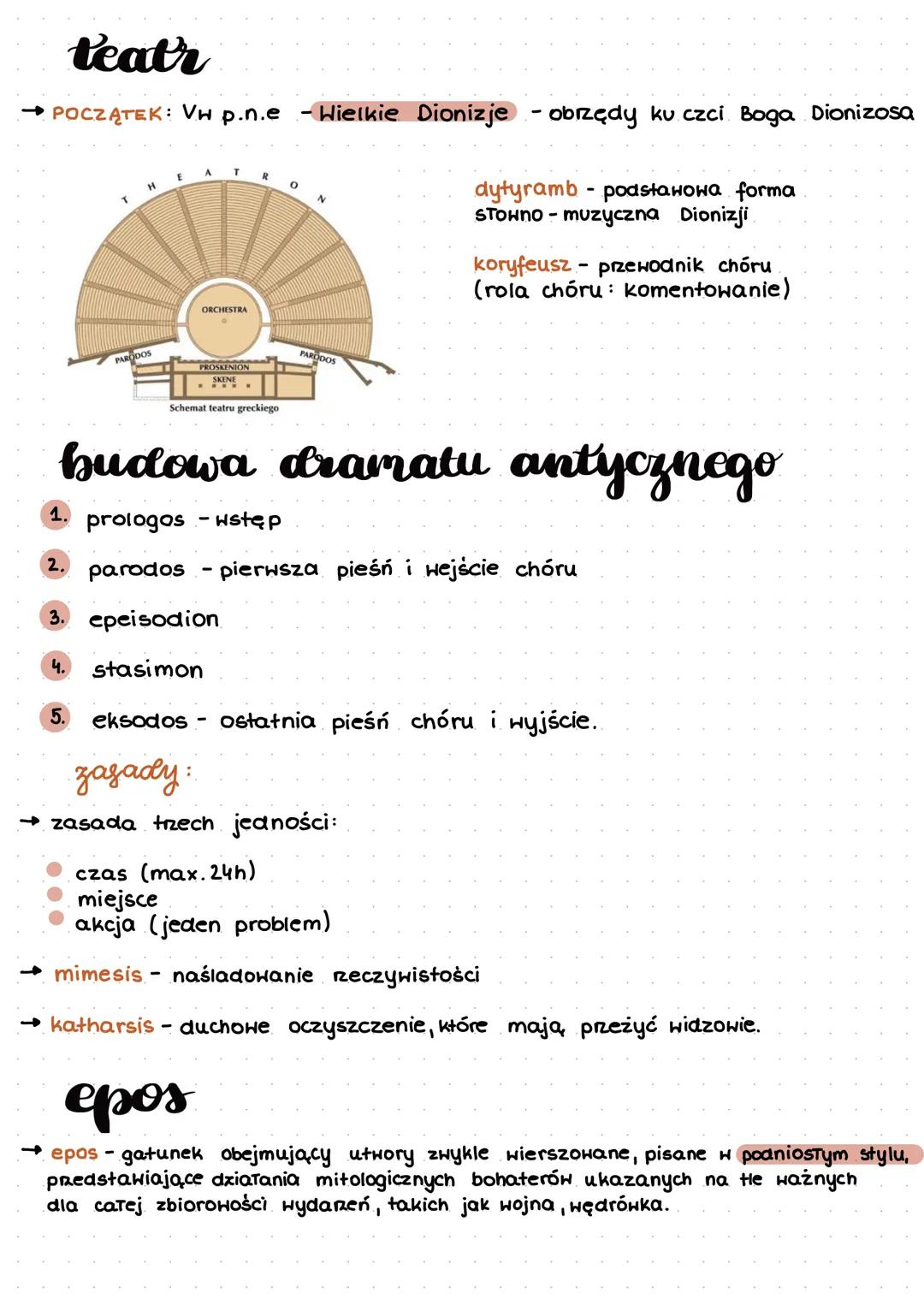 Antyk i Mitologia: Najważniejsze Informacje i Pojęcia (Język polski) jako PDF - Knowunity