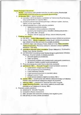 Akcja "Burza" i Powstanie Warszawskie - Notatka dla Dzieci (Historia ...