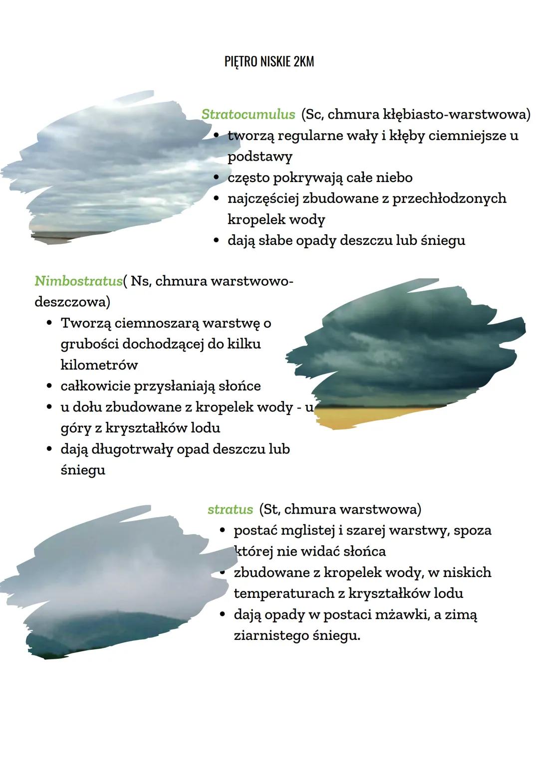 Proste wyjaśnienie: 3 podstawowe rodzaje chmur: kłębiaste, pierzaste i deszczowe (Geografia ...