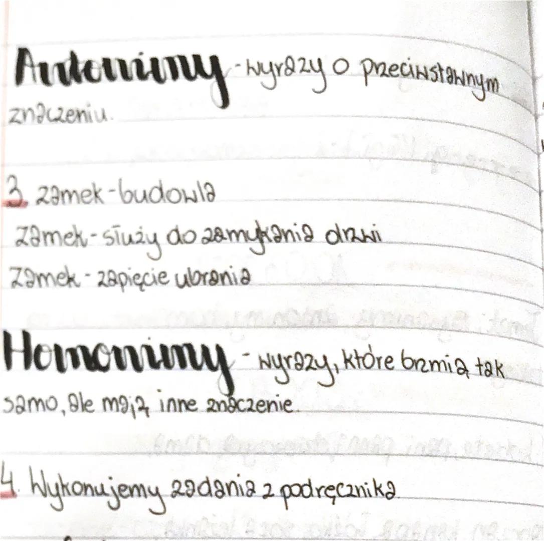 Synonimy, Antonimy i Homonimy: Przykłady i Ćwiczenia dla Dzieci (Język ...