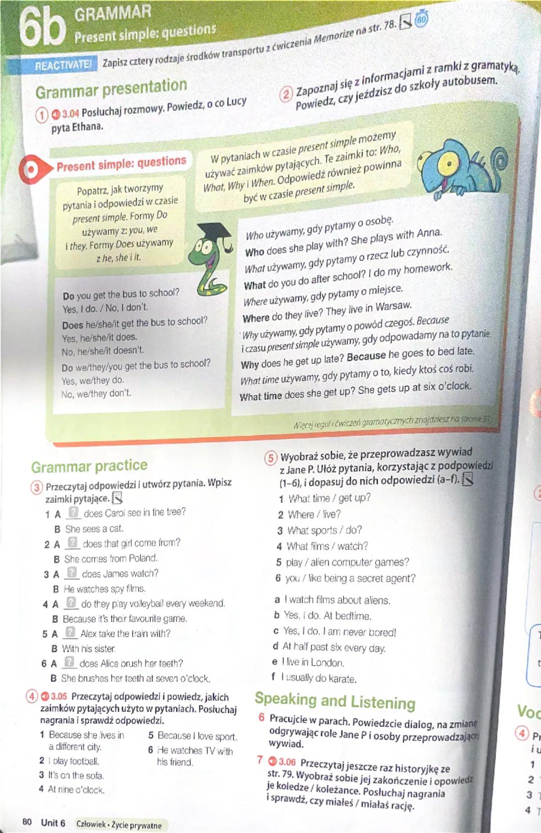 Gramatyka Present Simple w Języku Angielskim dla Klasy 4/5 (Język angielski) - Knowunity