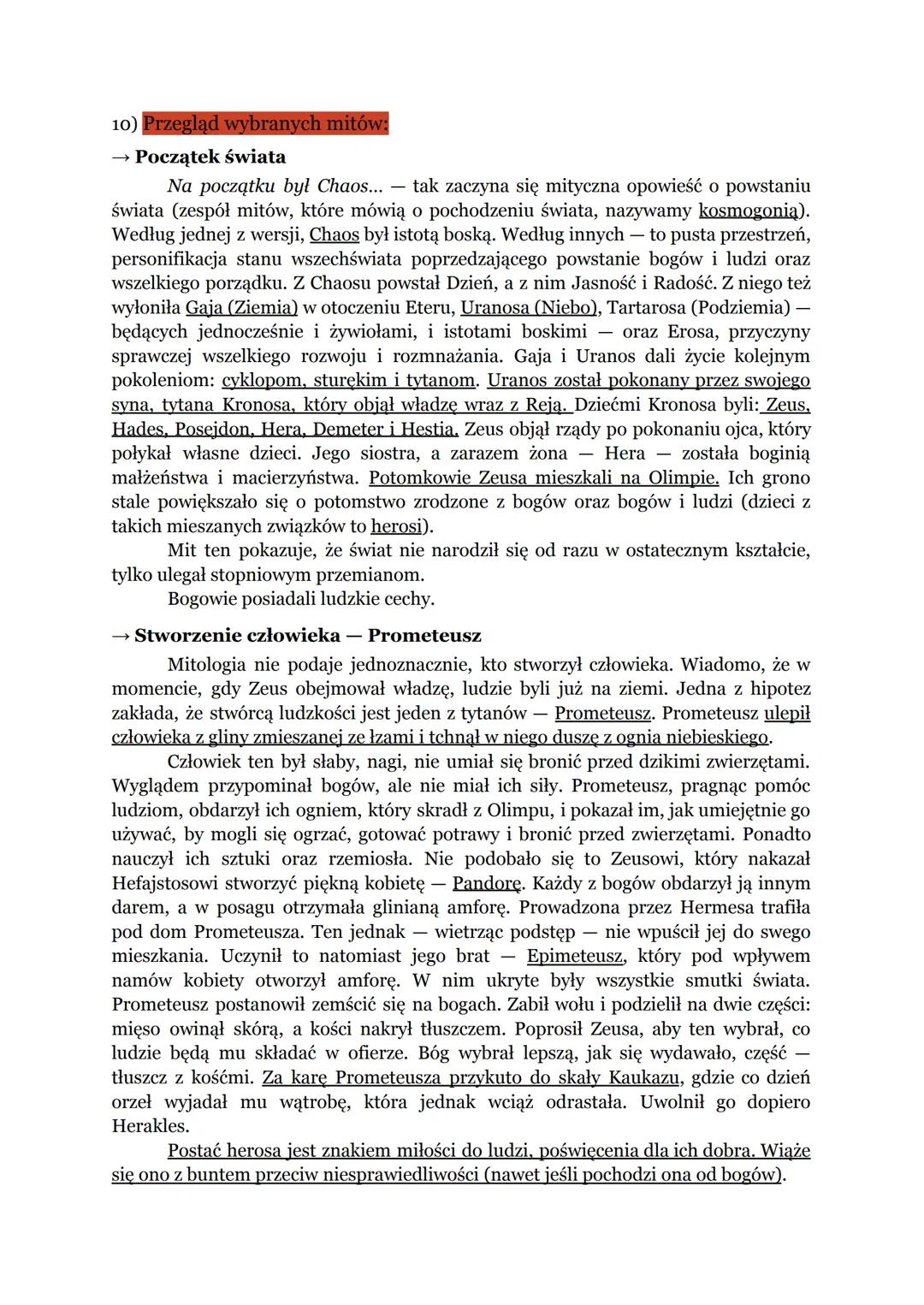 Jan Parandowski Mitologia Część 1: Grecja i Mit o Prometeuszu (Język ...